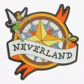 74891 - Tinkerbell- Neverland Map compass - Peter Pan Map Mystery ...