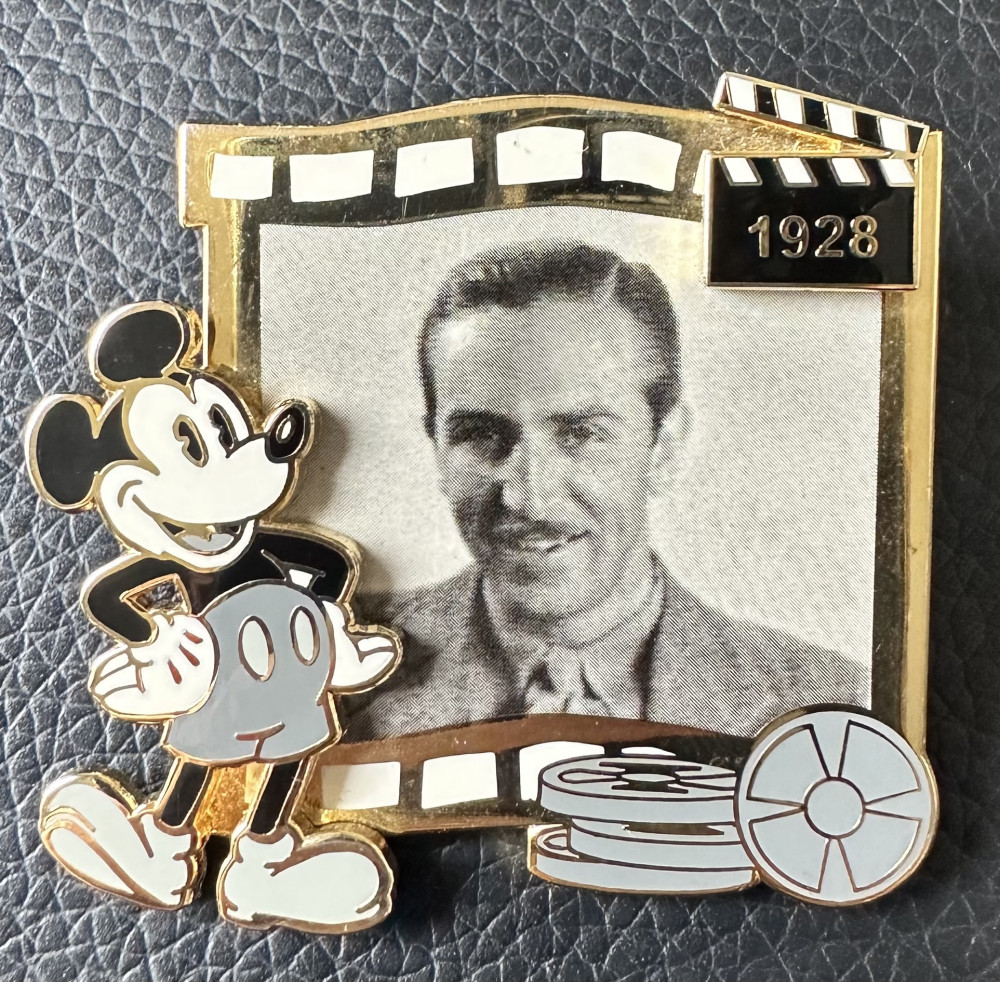 75309 - Mickey & filmstrip photo of Walt Disney 1928 - Disneyland Paris ...