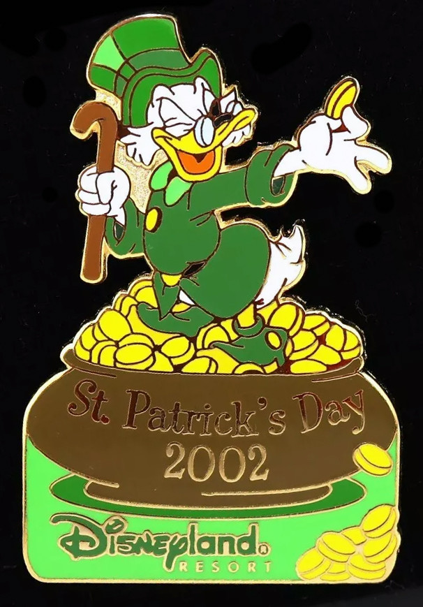 75403 - Scrooge McDuck 2002 - St. Patrick's Day - Disneyland Resort ...