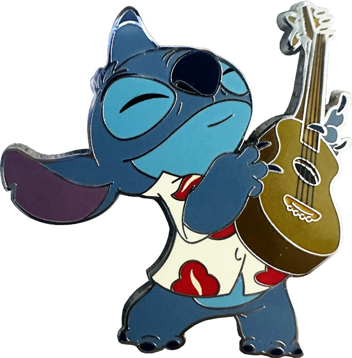 75475 - Stitch Playing Ukulele in Hawaiian Shirt - Lilo & Stitch