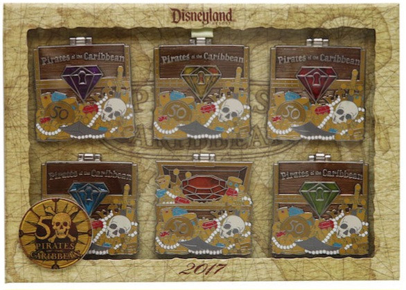 75491 - Hinged Treasure Chest Boxed Set - Full Set - Disneyland Pirates ...