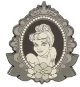 75590 - Cinderella - Princess Cameo Porcelain Portraits Mystery ...