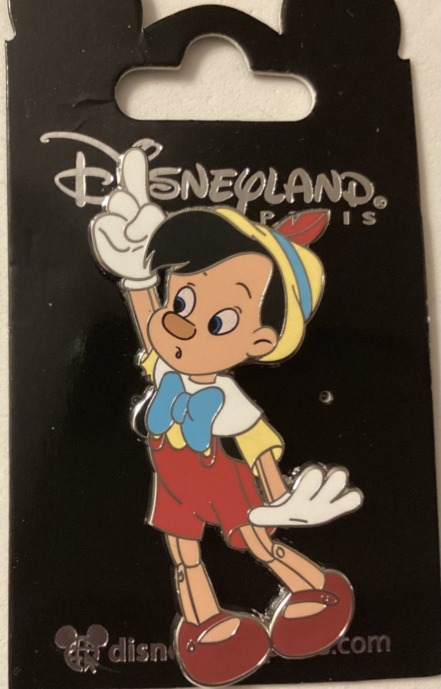 75796 - Pinocchio. Raising his hand - Disneyland Resort Paris Disney Pin