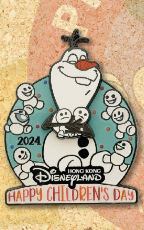 76023 - 2024 Olaf - Children's Day - Hong Kong Disneyland Disney Pin