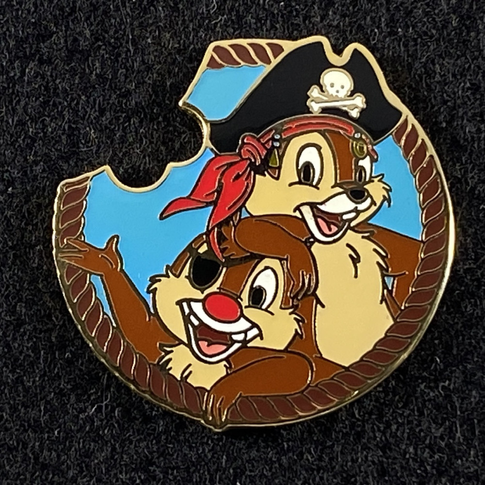 76139 - Chip and Dale. - Mickey's Mystery Pin Machine Pirate Collection ...