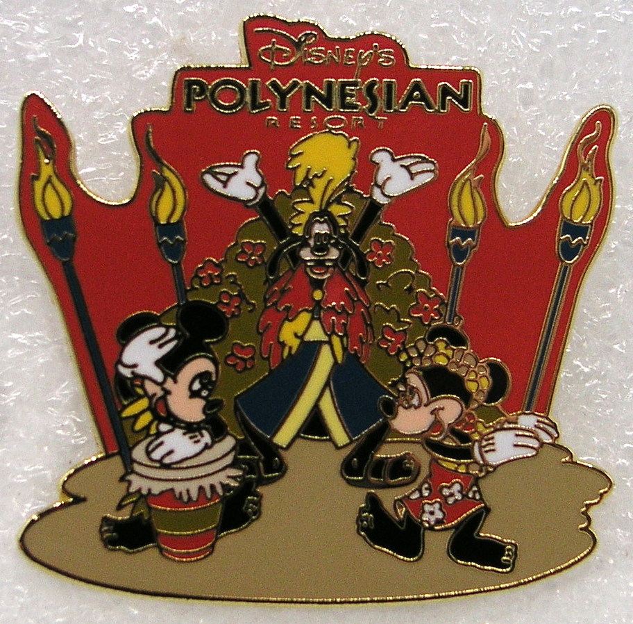 76476 - Mickey Minnie and Goofy at a Luau with Torches - Disney's ...