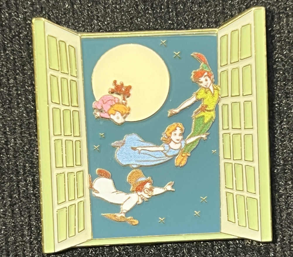 44177 - Peter and the Darlings Window - Peter Pan - Loungefly Disney Pin