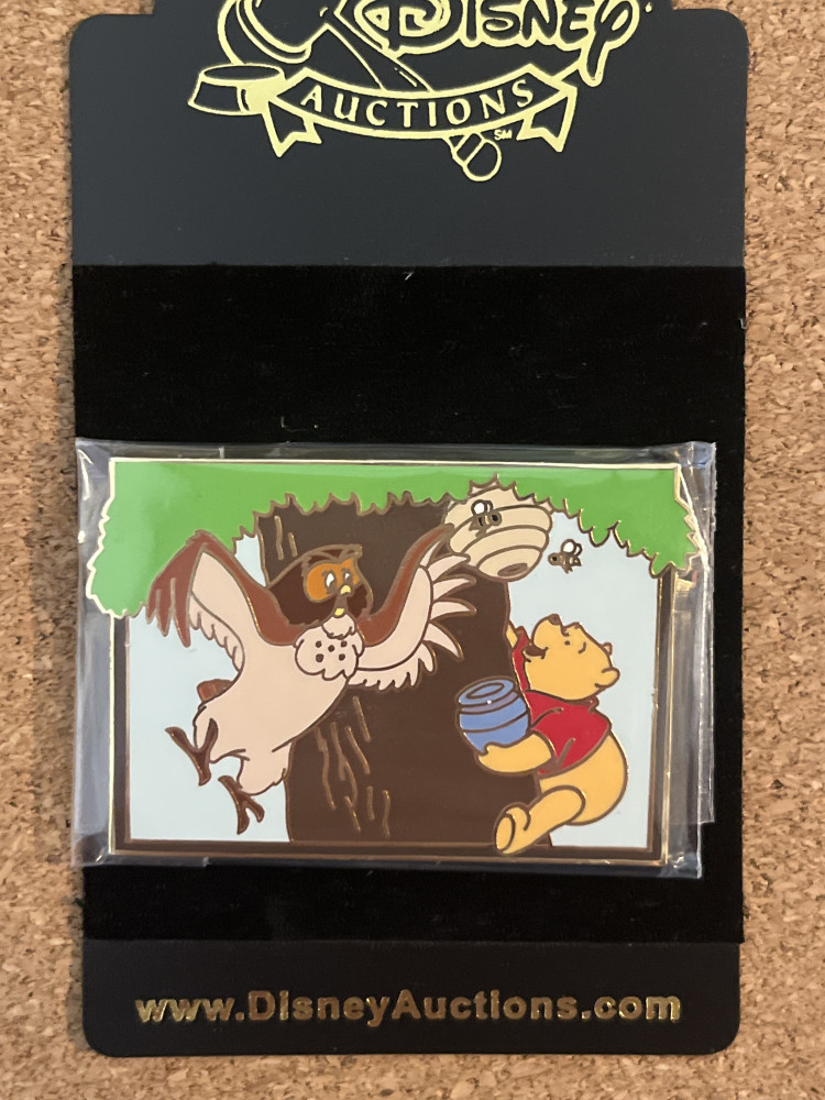 76696 - Pooh and Owl - Winnie the Pooh - Disney Auctions Disney Pin