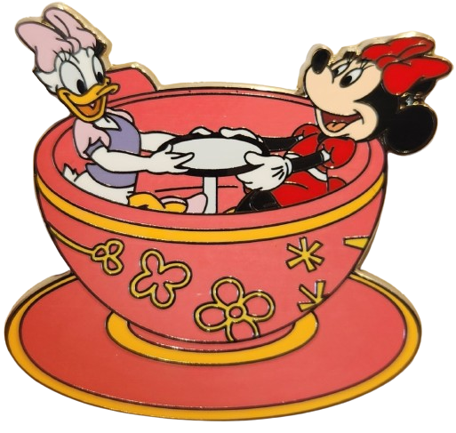 76949 - Minnie and Daisy in Pink Teacup - Mad Tea Party
