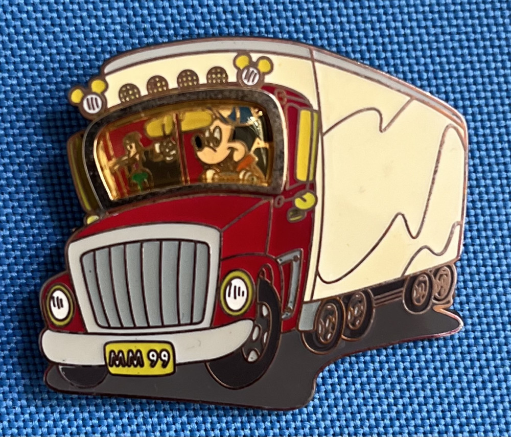 76986 - Mickey driving a semi-truck