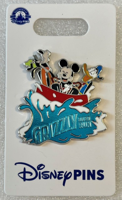 77012 - Goofy, Mickey, Donald, Chip & Dale in Raft - Grizzly River Run ...