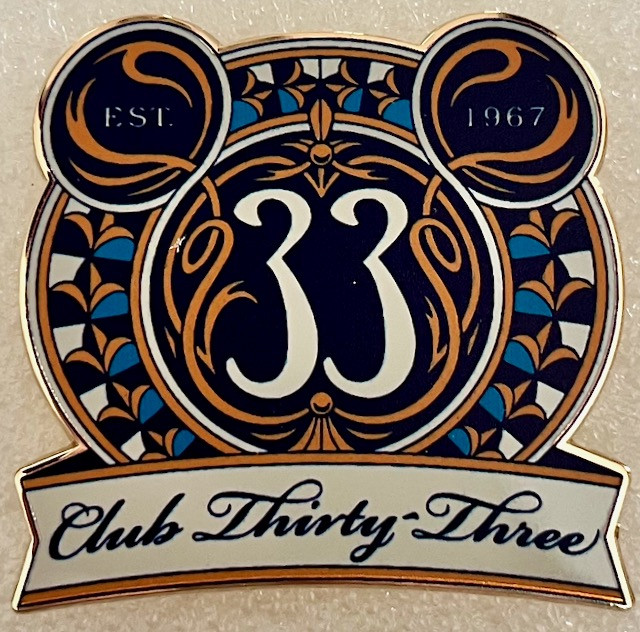 77019 - Logo - Club 33 - Disneyland Resort Disney Pin