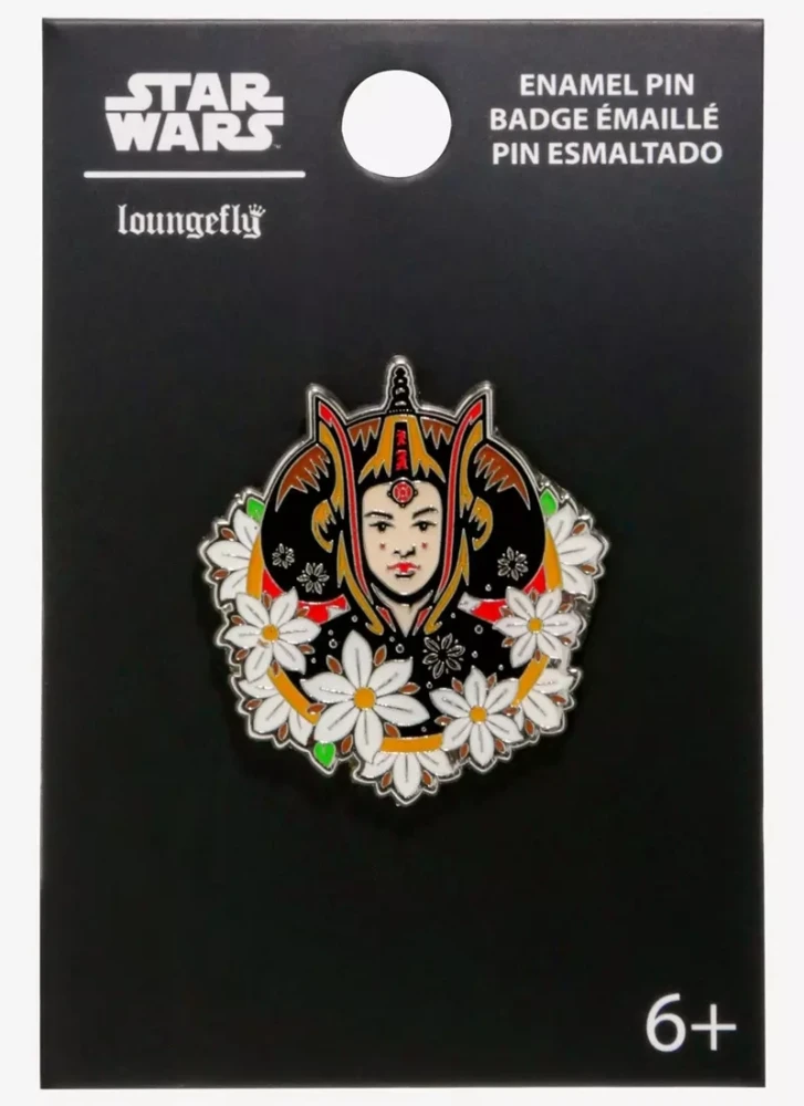 77667 - Padmé Amidala - Boxlunch - Star Wars Floral - Loungefly Disney Pin