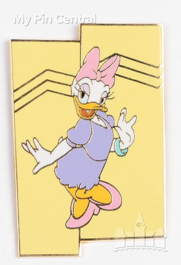 77782 - Daisy Duck - First Anniversary Tower Pin Set - Disney Store Japan Disney Pin