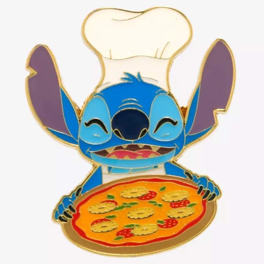 77844 - Pineapple Pizza - Boxlunch - Stitch Chef - Loungefly Disney Pin