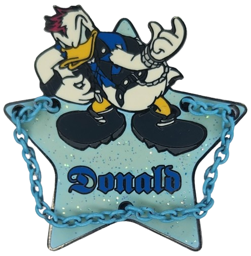 78256 - Donald Duck - JDS Punk Rocker Chained Stars Collection - Disney ...