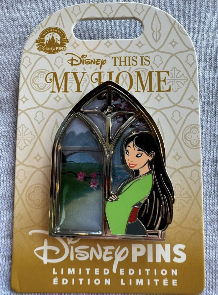 78473 - Mulan - This Is My Home Series - Disneyland Resort Disney Pin