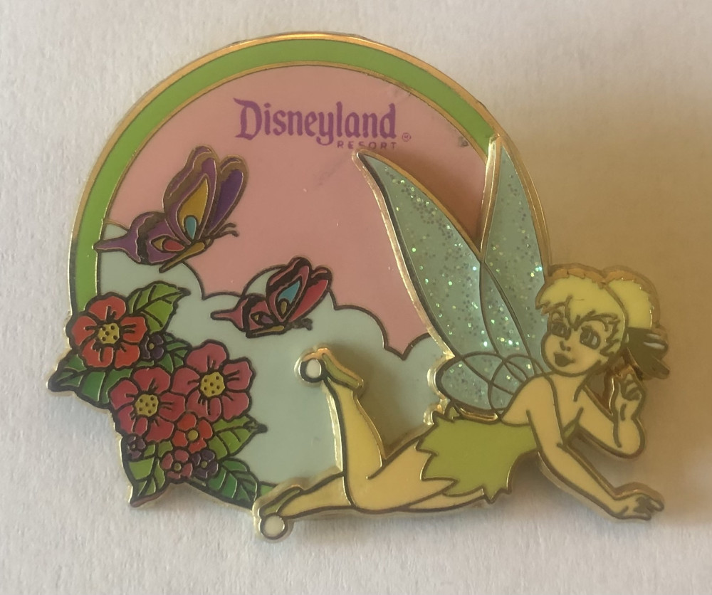 78717 - Tinker Bell with Butterflies Slider - Disneyland Resort Disney Pin