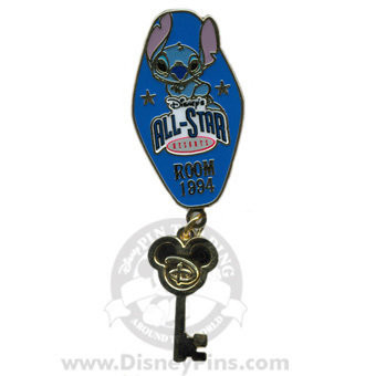 78827 - All-Star Resort Room 1994 - Stitch - Resorts Room Keys - Walt ...