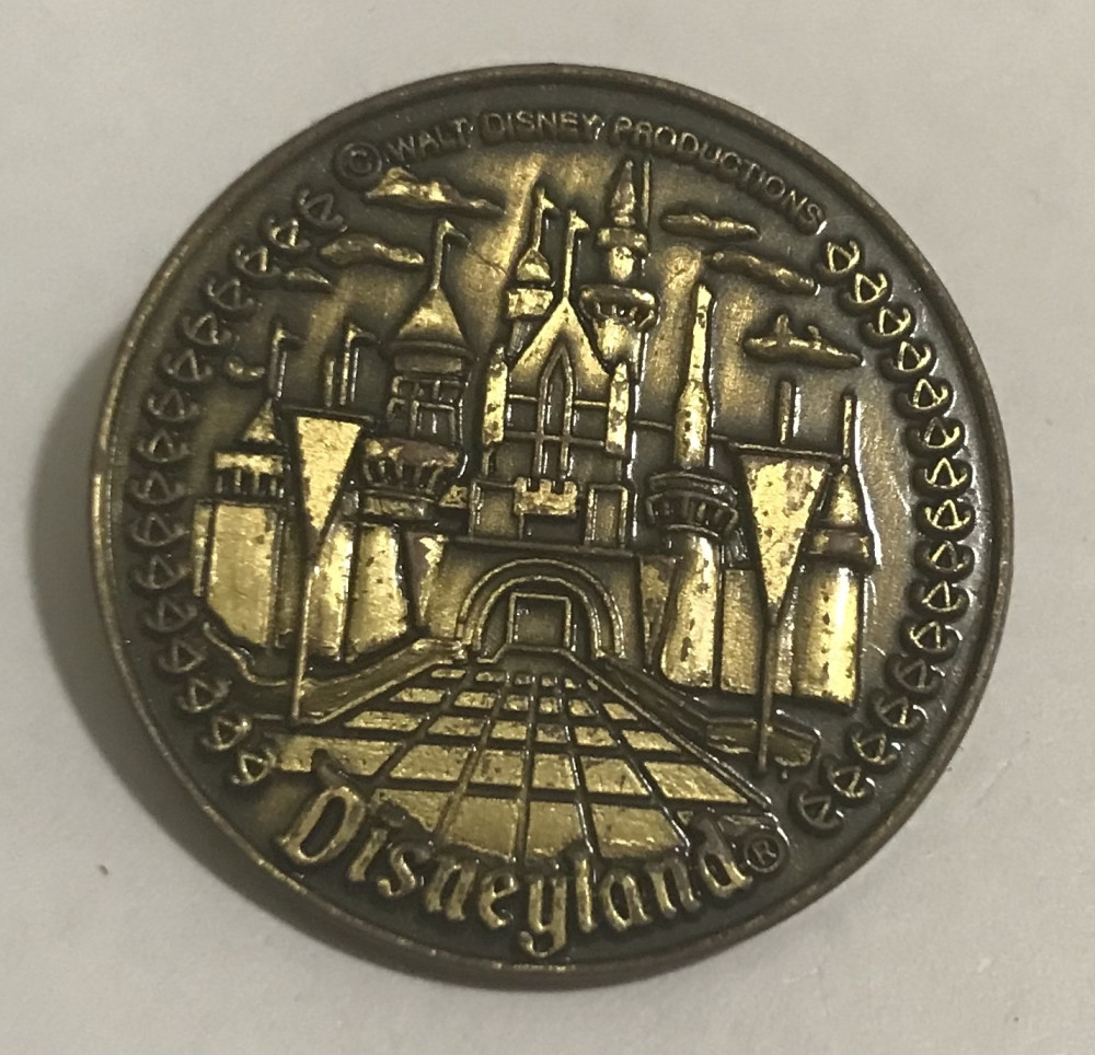 78870 - Bronze - Sleeping Beauty Castle Coin - 45 Years of Magic ...