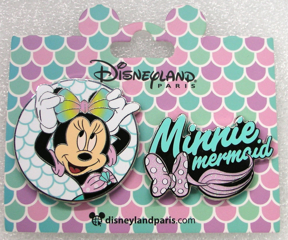 79039 - Minnie Mermaid Set - Minnie Mermaid Two-Pin Set - Disneyland ...