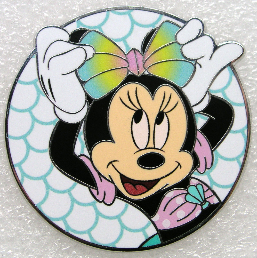 79042 - Minnie on Floatie Ring Tube - Minnie Mermaid Two-Pin Set ...