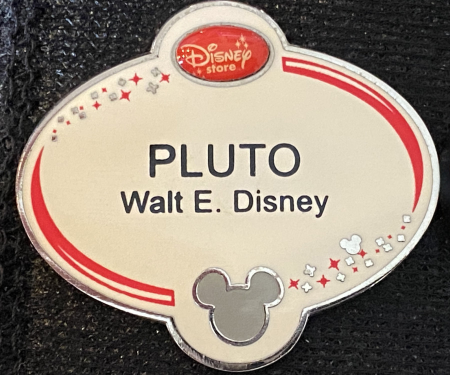 79336 - Disney Store Cast Lanyard Exclusive Name Tags - Pluto - Disney Store Cast Lanyard ...