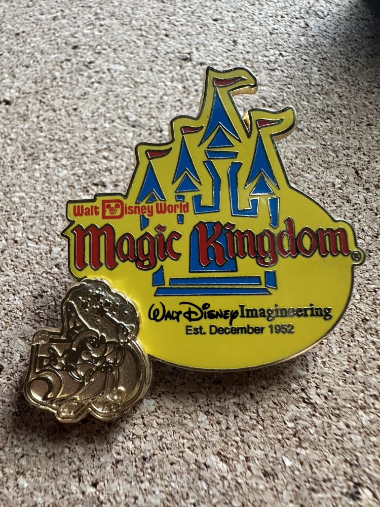 79360 - Magic Kingdom Gold Logo - WDI 50th Anniversary - Walt Disney ...