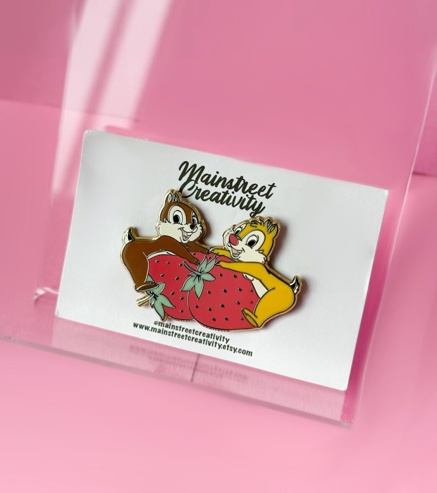 79489 - Chip & Dale - Strawberries - Fantasy Pin Series: MainStreetCreativity - Fantasy ...