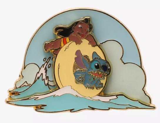 79703 - Inner Tube Waves - Boxlunch - Lilo & Stitch - Loungefly Disney Pin