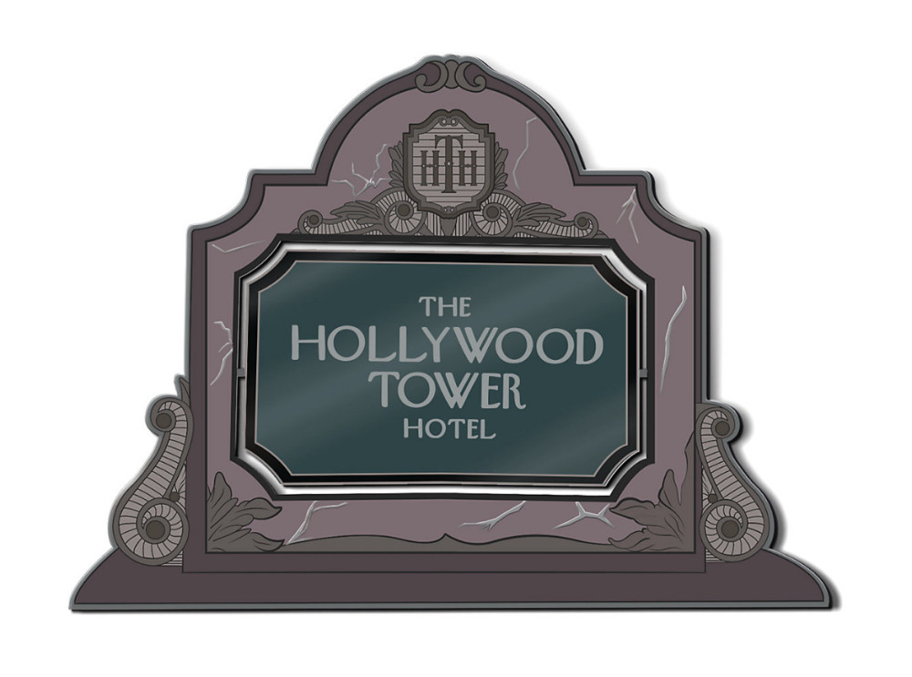80031 - D23 Hollywood Tower Hotel 30th Anniversary Flipping Pin - Twilight Zone Tower of Terror ...