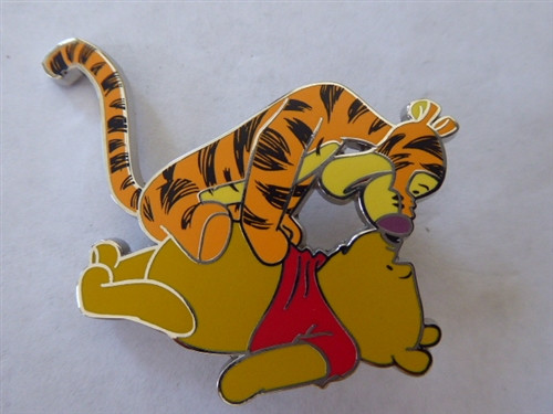 80069 - Disney Pin - Winnie the Pooh - Tigger Pouncing on Pooh - Winnie ...