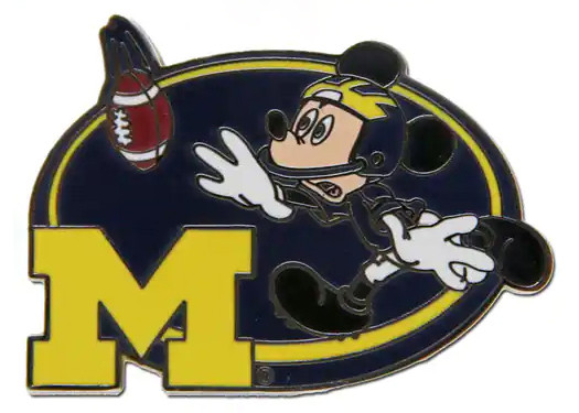 80279 - Michigan Wolverines Football - Mickey Mouse Football