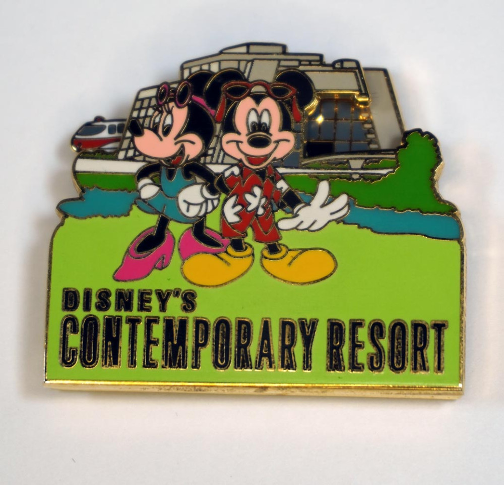 80282 - Mickey and Minnie with Monorail Slider - Disney's Contemporary ...