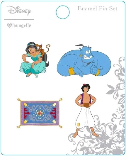 80446 - Aladdin 4-pin set - Aladdin - Loungefly Disney Pin