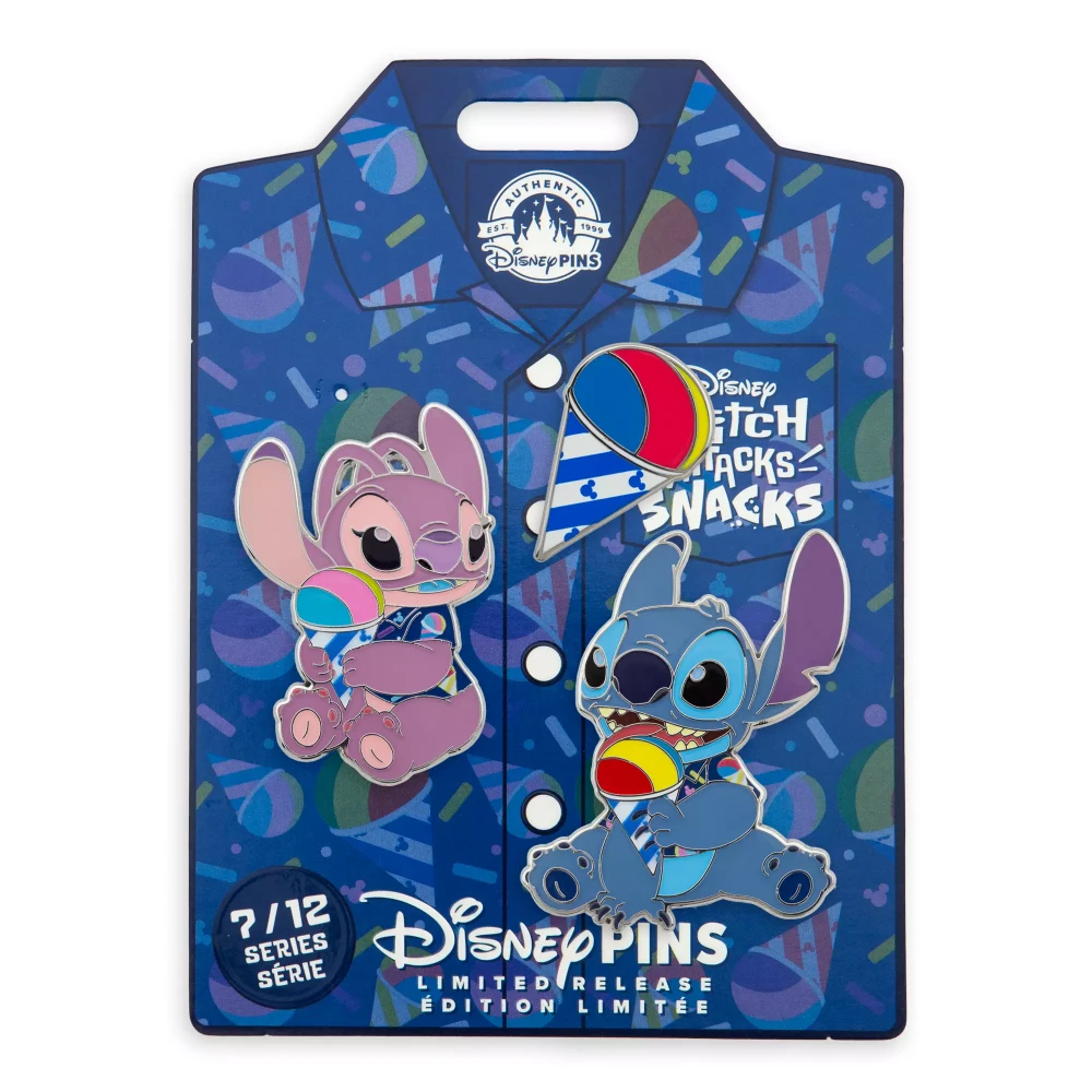 80717 - Stitch And Angel With Shaved Ice Set - July - Full Set - Stitch ...