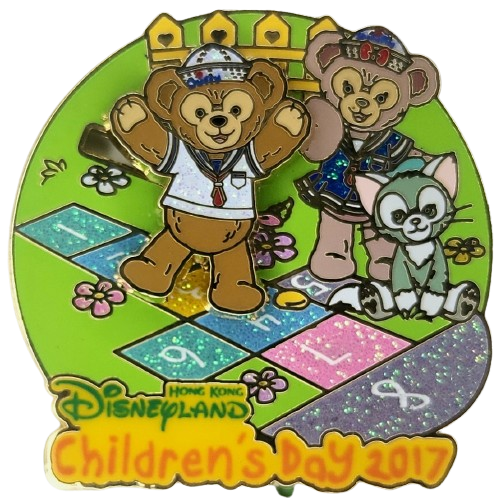 80797 - 2017 - Duffy and Friends Playing Hopscotch Slider - Children's ...
