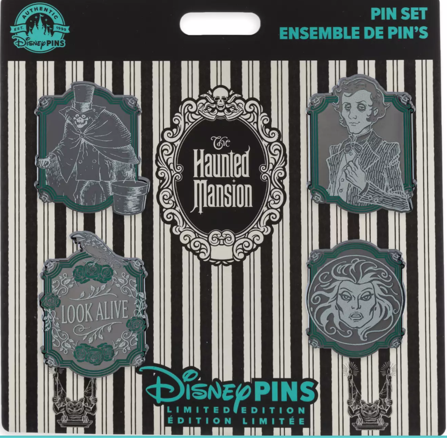80816 - Full Set - The Haunted Mansion Steel Carded Set