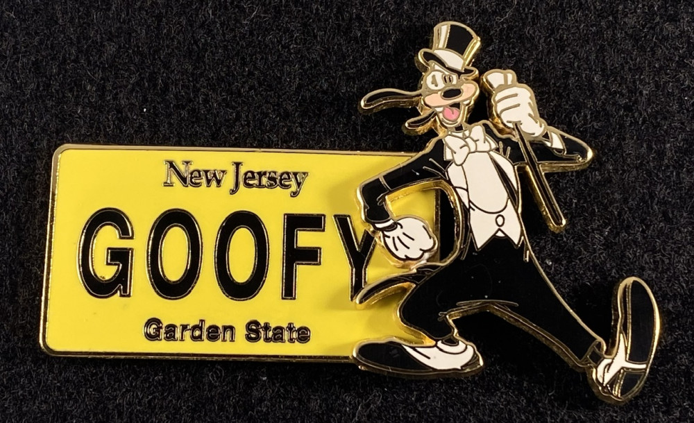 80847 - New Jersey - Goofy - Garden State - Across America License ...