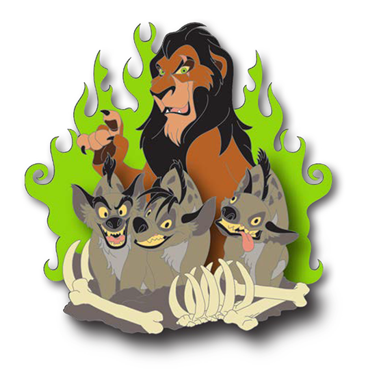 80966 - Scar and Hyenas Mini Jumbo - Disney After Dark Pin Event 2024 ...