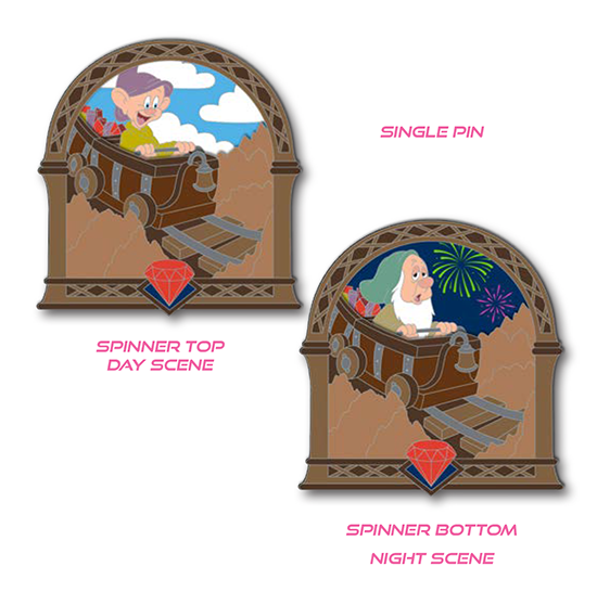 81108 - Dopey & Sleepy on Seven Dwarfs Mine Train - Disney After Dark ...