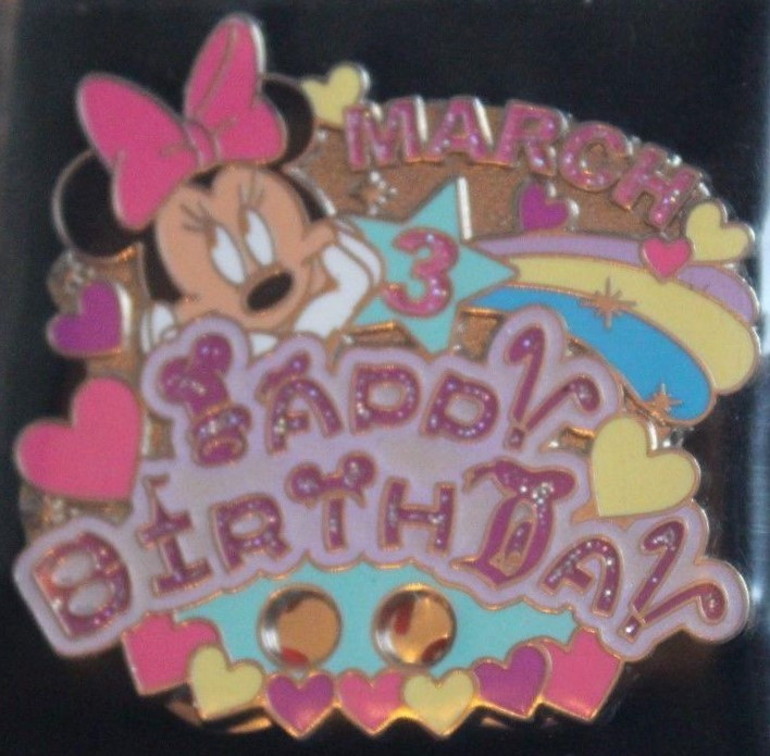 81198 - March (Minnie Mouse) - HKDL Character Birthday Spinners - Hong ...