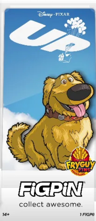 81555 - Dug Sitting (1643) - FryGuy Pins Exclusive - FiGPiN - Pixar's ...
