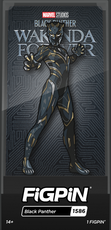 81837 - Black Panther (1586) - SDCC 2023 Exclusive - FiGPiN - Wakanda ...