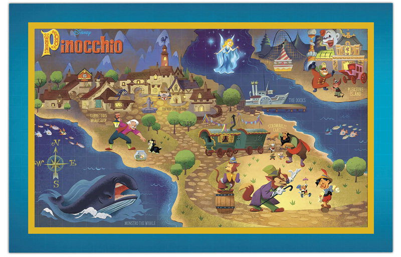 D23 Expo 2024: Disney Maps Collection Disney Trading Pin Series | Pin & Pop