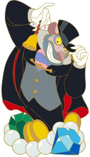 Ratigan tagged Disney Trading Pins | Pin & Pop