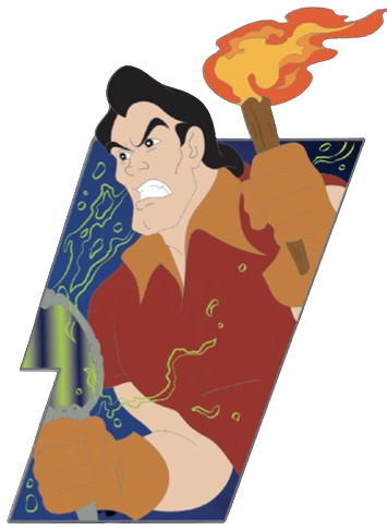 82567 - Gaston with Mirror and Torch - D23 Expo 2024: Disney Heroes vs ...