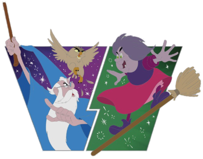 82768 - Merlin vs Madam Mim Set - Full Set - D23 Expo 2024: Disney ...