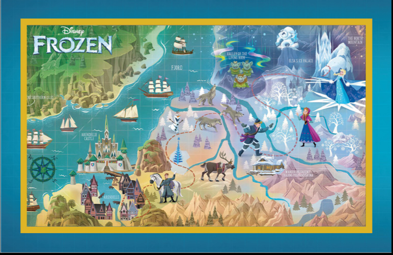 Frozen Disney Map Tokyo Fantasysprings Frozen Map | The Disney Blog