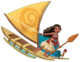 82855 - Moana Map Set - Moana and Hei Hei in Wa'a Kaulua Boat ONLY ...